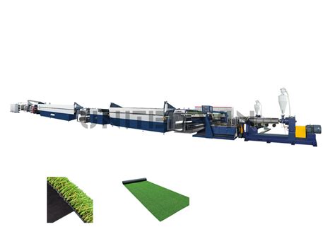 Plastic Artificial Grass Pin Roller Fibrillator Production Line 20 120rmin