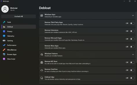 WinScript un configurateur Windows open source pour une personnalisation avancée