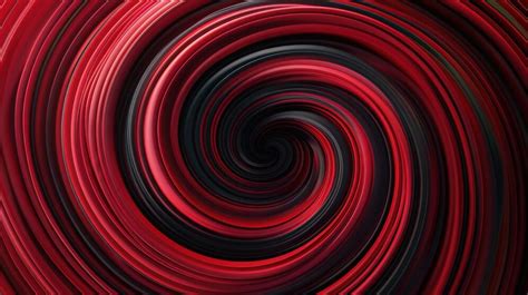 Premium Photo Abstract Red And Black Spiral Pattern Creating A Hypnotic Swirling Vortex With