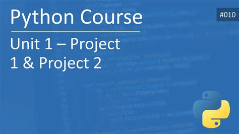 Learn Python For Beginners In Arabic 010 Project 1 P1 تعلم بايثون للمبتدئين Youtube