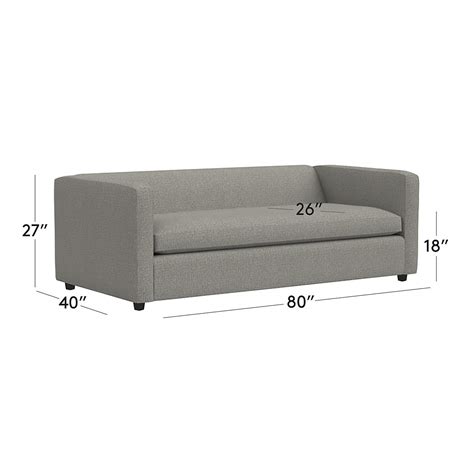 Movie Modern Grey Sleeper Sofa Queen Reviews Cb2