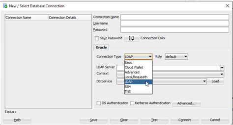 Oracle Sqlplus Syntax Doesnt Connect Via Ldap Within Sql Developer
