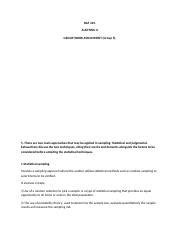 Audit Assignment Grp 5 Docx BAF 323 AUDITING II GROUP WORK