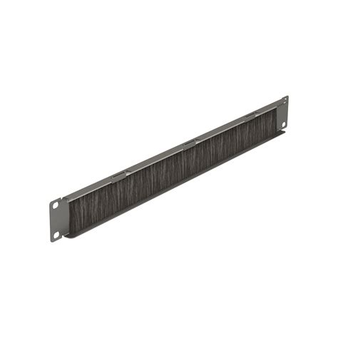 19 1u Pass Through Panel With Brush Strip 1 Pc Pack