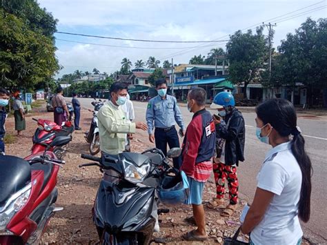 ပလောက်မြို့တွင် နေအိမ်ပြင်ပထွက်တိုင်း ပါးစပ်၊ နှာခေါင်းစည်း Mask များ တပ်ဆင်ခြင်း ရှိ မရှိ အရ
