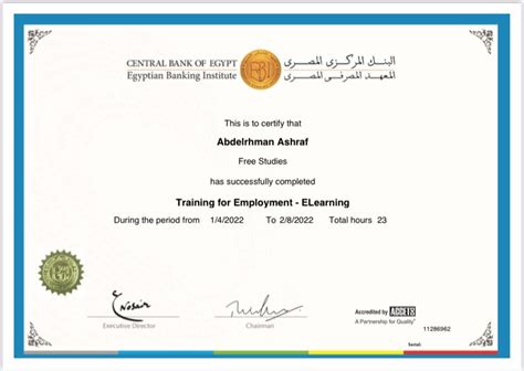 Abdalrhman Ashraf On Linkedin Im Happy To Share That Ive Obtained A Certification Training For…