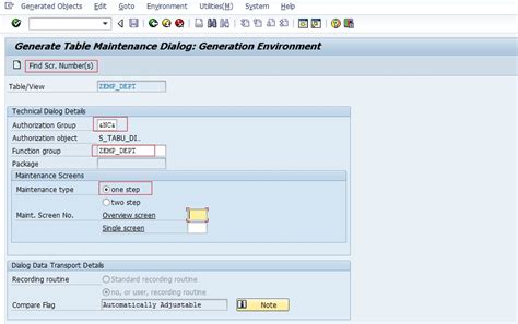 DB Tables Foreign Key SAPCODES