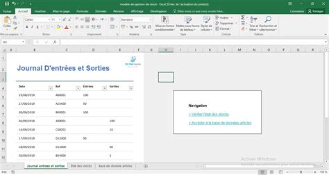 Gestion De Stock 2 Excel