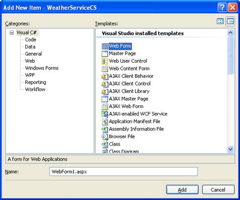 The C Net Aspnet Weather Display Page Step By Step Programming With