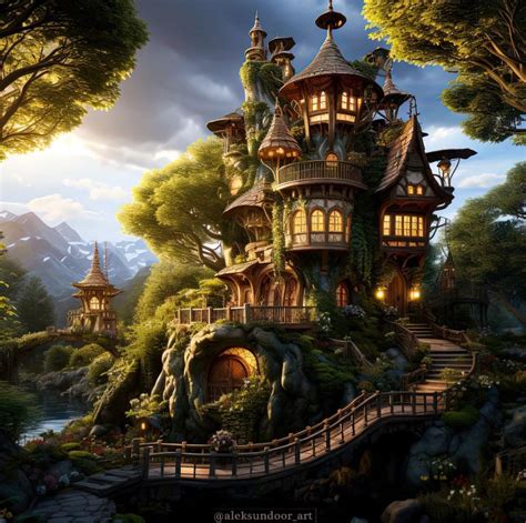 Fantasy House In The Forest