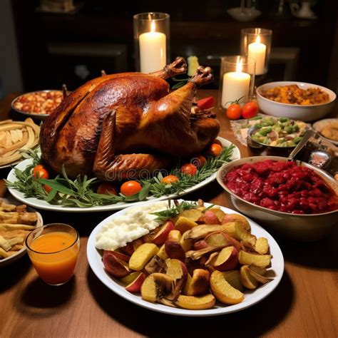 Thanksgiving Background Turkey Animal High Quality Ai Generated Image