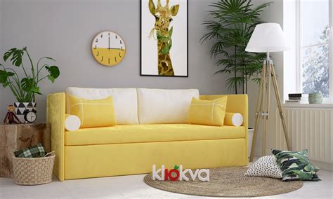 Диван-кровать в детскую Junior / Мебельная фабрика «Клюква», г. Ульяновск