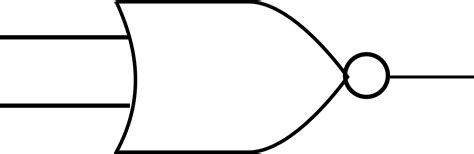 Clipart Electronic Logic Symbol Nor