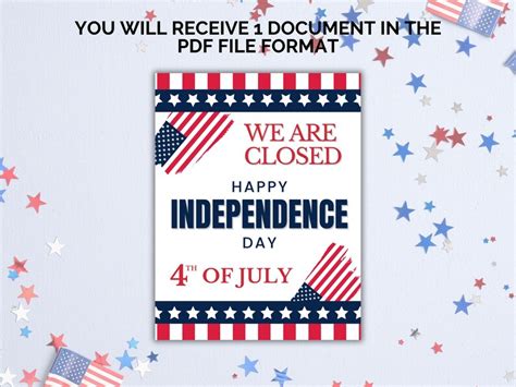 Closed For Independence Day Closed For 4th Of July Closed Store Front