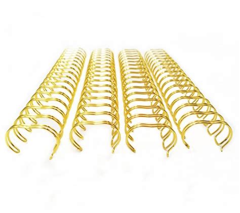 Mm Double Loop Wire Binding Loops Document Metal Spiral Wire