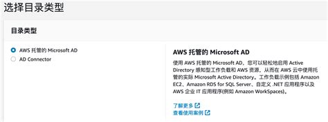 利用信任关系实现同时为两个目录中的用户创建 Workspaces 虚拟桌面服务 亚马逊aws官方博客