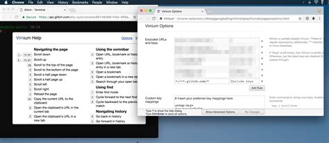 Disabling Vimium On Doesnt Seem To Take Effect On Their