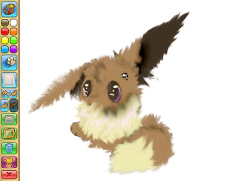 Eevee Drawing By Skunkfun On Deviantart