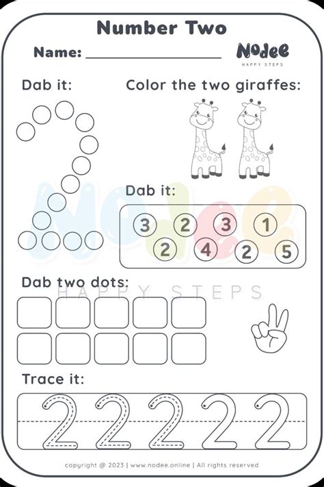 Numbers Activities Worksheets