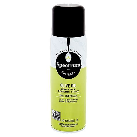Spectrum Culinary Olive Oil Non Stick Cooking Spray 6 Oz