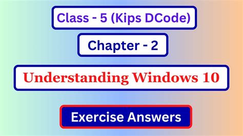 Decode Class 5 Computer Chapter 2 Question Answer Class 5 Computer