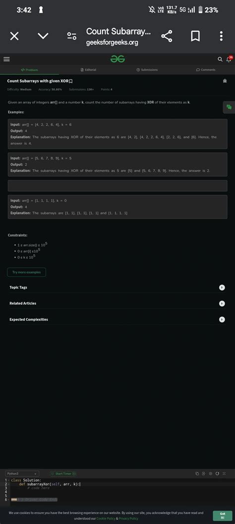Desaboina Mahesh On Linkedin Gfg160 Geeksforgeeks