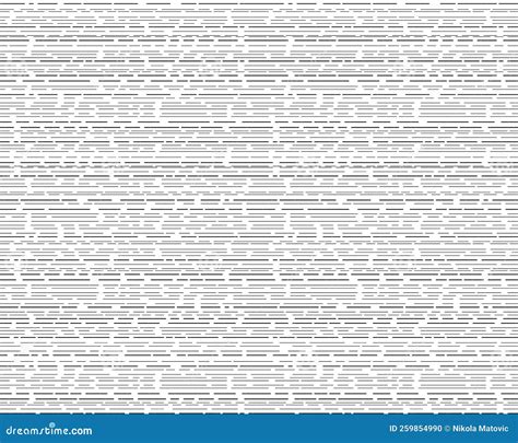 Black Dashed Lines Seamless Pattern Stock Illustration Illustration