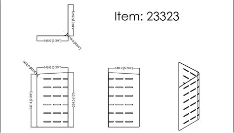 Corner Swirl Guard For Corner Drain Tub Sinks Omcan