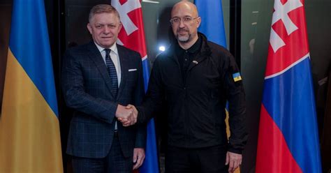 Шмигаль зустрівся із премєром Словаччини Фіцо для міжурядових консультацій