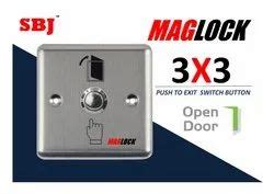 Exit Push Button Sbj Maglock Door Push To Exit Switch With Wire No Nc Com OEM Manufacturer