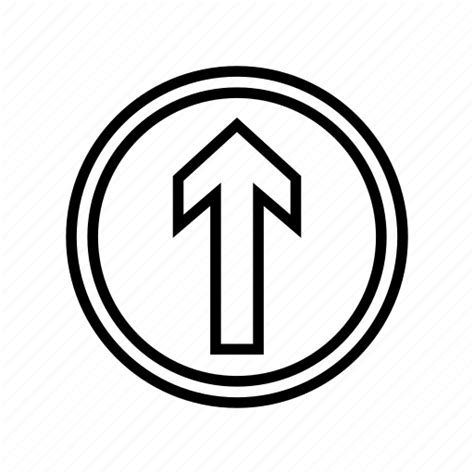 Arrow Road Traffic Information Speed Limit Caution Icon