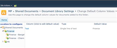 Programmatically Configure Location Based Metadata Defaults In
