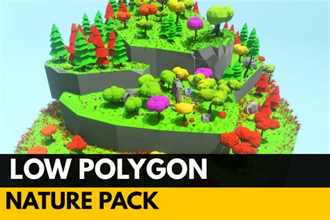 Low Polygon Nature Pack 3d Landscapes Unity Asset Store