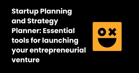 Business Startup Planning And Strategy Planner Checklist Gg