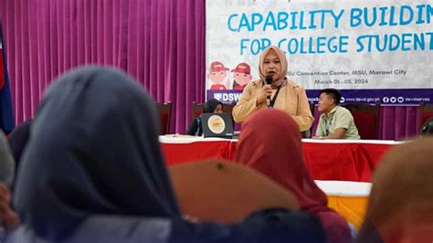 Dswd Capacitates 449 Tutors Youth Development Workers For Tara Basa