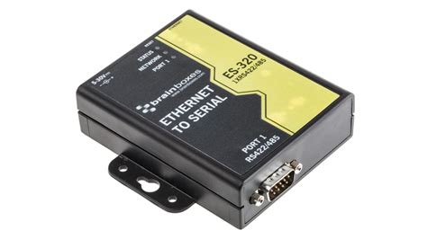 es 320 brainboxes serial device server 1 ethernet port 1 serial