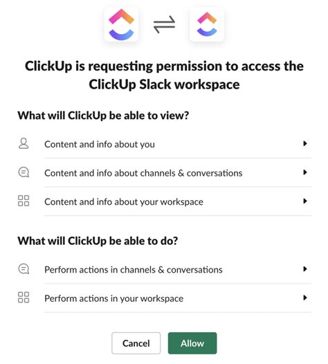 ClickUp Slack Integration Project Management