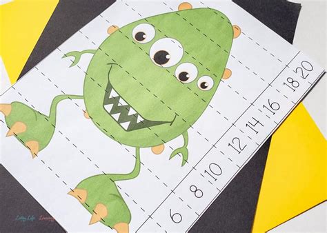 Monster Math Worksheets For Preschool