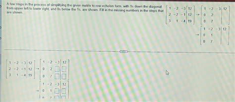 Solved A Few Steps In The Process Of Simplifying The Given