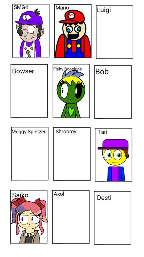 Collab Entry Smg4 Cast By Tobicalstudios2002 On Deviantart