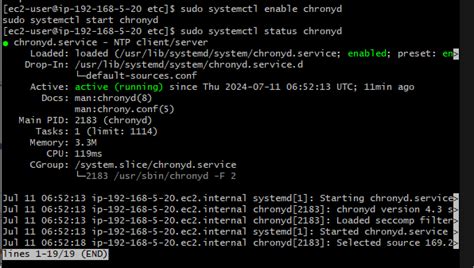 Guided Lab Setting Amazon Time Sync Service For Amazon Ec2 Linux