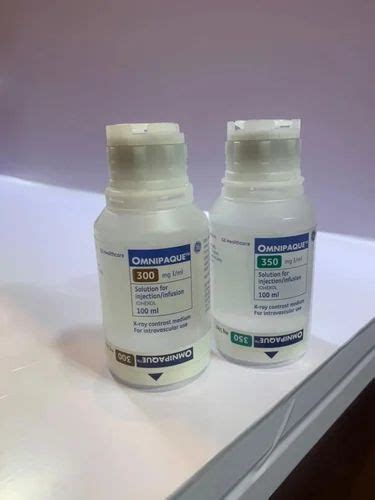 Omnipaque 300 Mg Iohexol Injection At ₹ 1250 Vial Hind Nagar