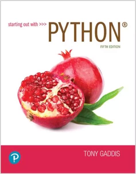 Starting Out With Python 5th Edition Pdf
