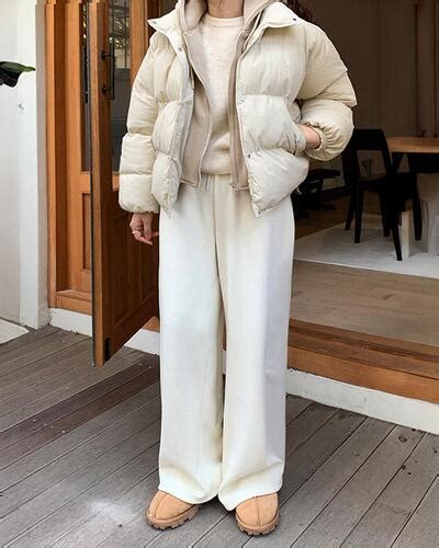 10가트 후드패딩후드숏패딩 오버핏 후드 크롭 패딩 겨울 점퍼 4180