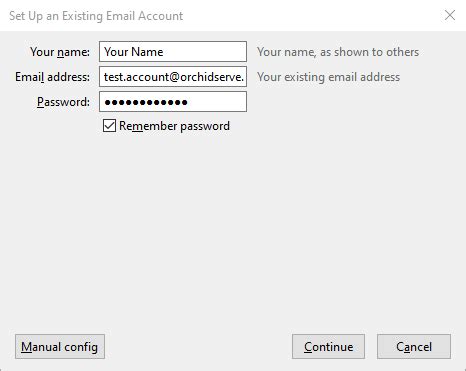 How Do I Configure Thunderbird To Connect To My IMAP Email