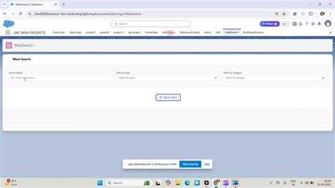 salesforce lwc apex themealdb apicallout lightningwebcomponents