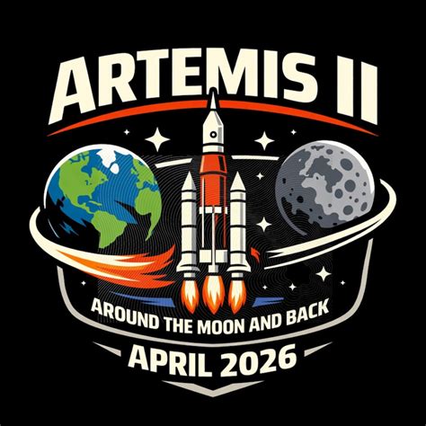 Nasa Artemis Ii Patch Etsy