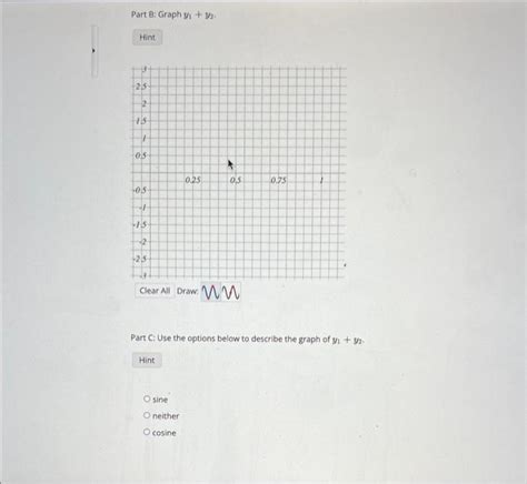 Solved Part C Use The Options Below To Describe The Graph