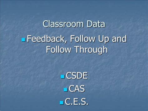 Ppt Classroom Data Powerpoint Presentation Free Download Id255576