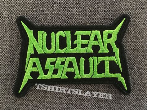 Nuclear Assault Nuclear Assault Embroidered Logo Patch Patch Thomasthrashs Tshirtslayer